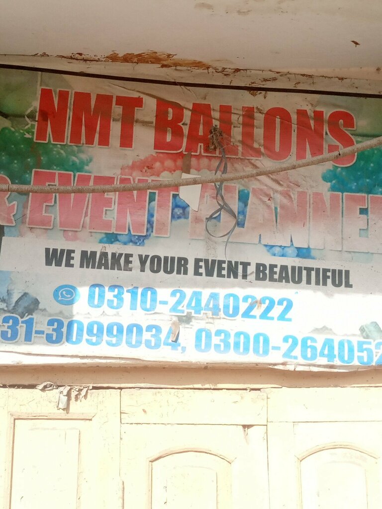 Yönetim ofisi Nmt ballons and event planner, Karaçi, foto