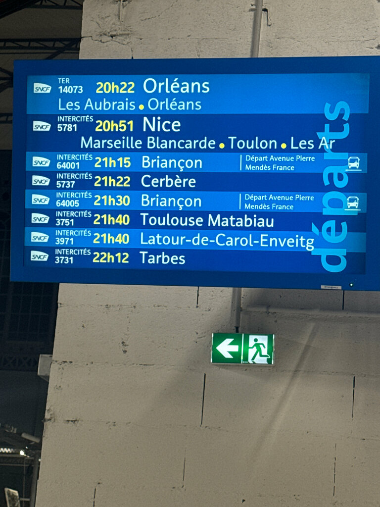 Tren garları Paris-Gare-d'Austerlitz, Paris, foto