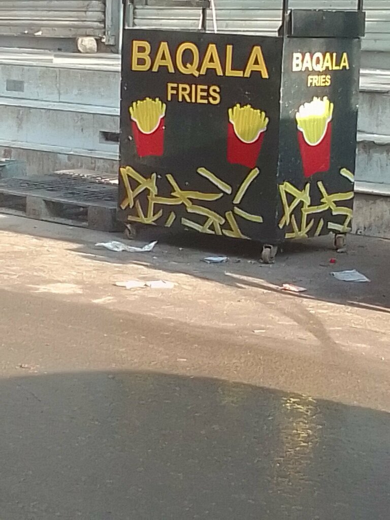 Fast food Baqala fries, Karaçi, foto