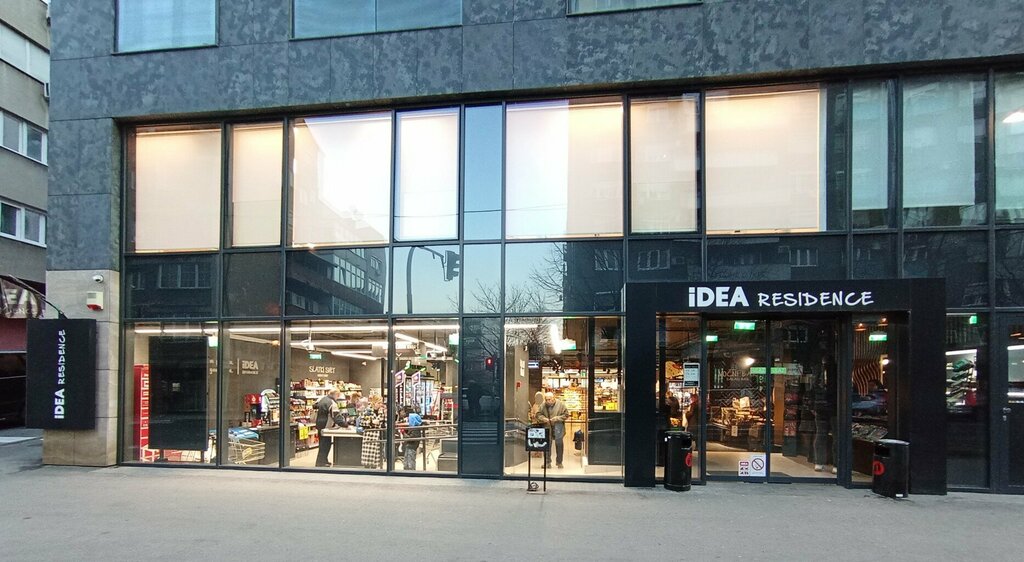 Süpermarket Idea Residence, Belgrad, foto