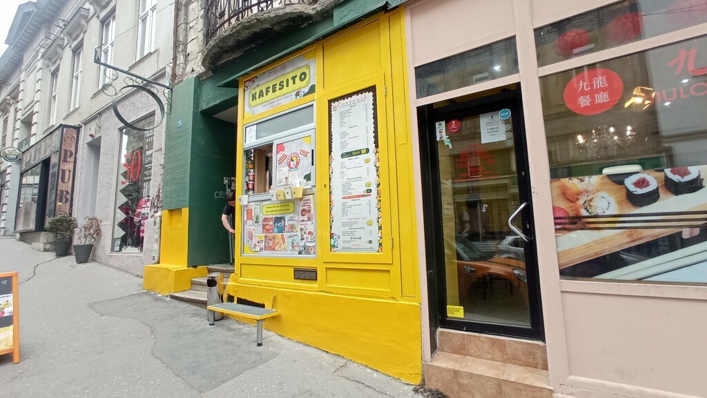 Kahve dükkanları Kafesito, Belgrad, foto