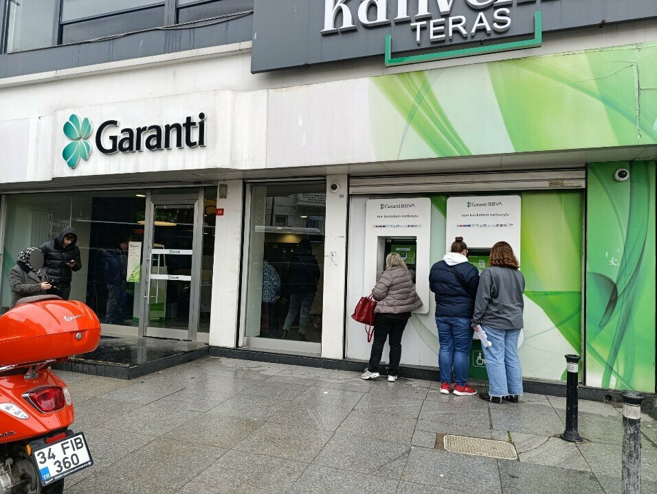 ATM'ler Garanti BBVA ATM, İstanbul, foto