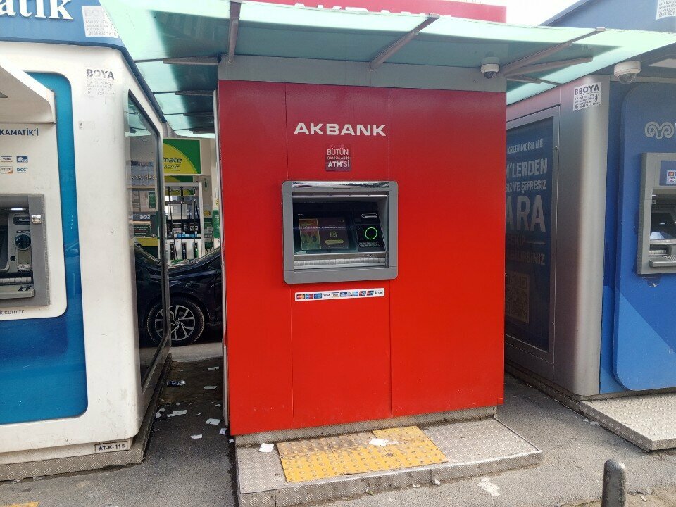 ATM'ler Akbank ATM, İstanbul, foto