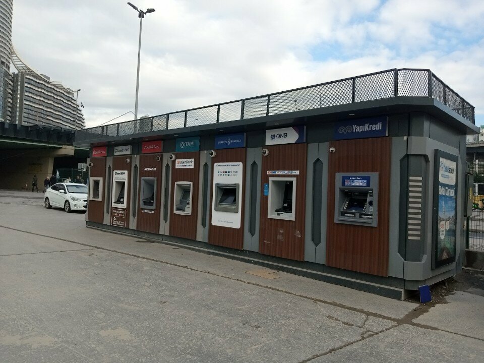Ödeme terminali Tam Türkiye'nin ATM Merkezi, İstanbul, foto