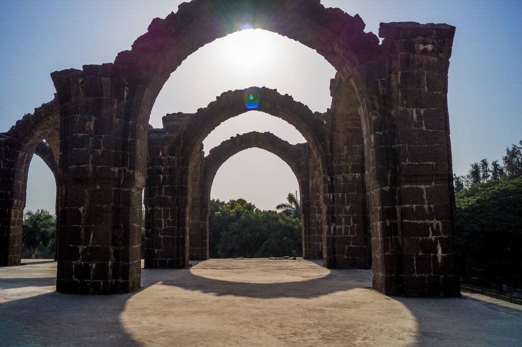 Turistik yerler Bara Kaman, Bijapur, foto