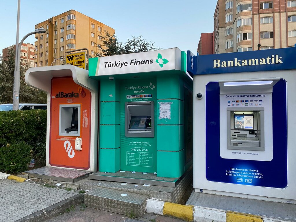 ATM'ler Türkiye İş Bankası Bankamatik, İstanbul, foto