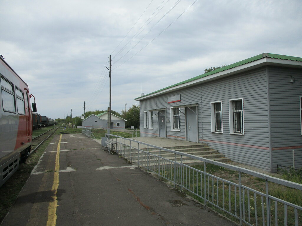 Tren garları Railway station, Voronejskaya oblastı, foto