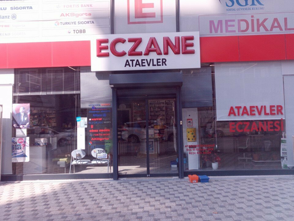 Eczaneler Ataevler Eczanesi, Bursa, foto
