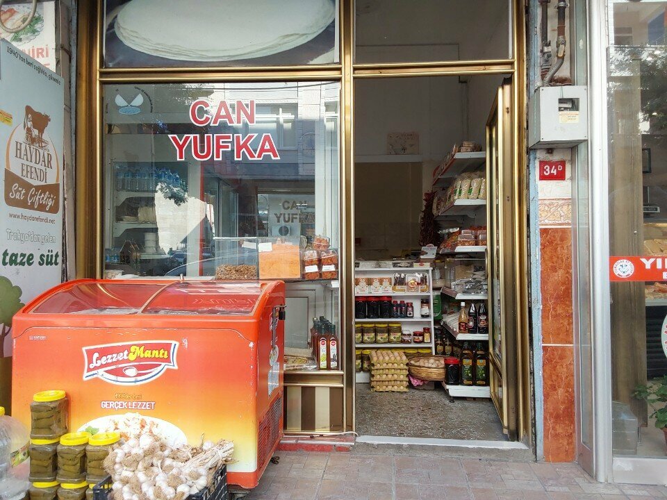 Süt ürünleri satış mağazaları Can Yufka, İstanbul, foto