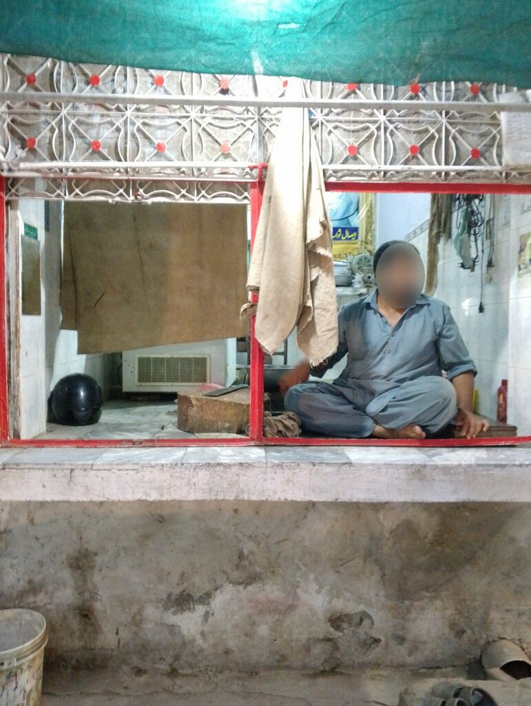 Kasap, şarküteri Meet shop, Lahor, foto