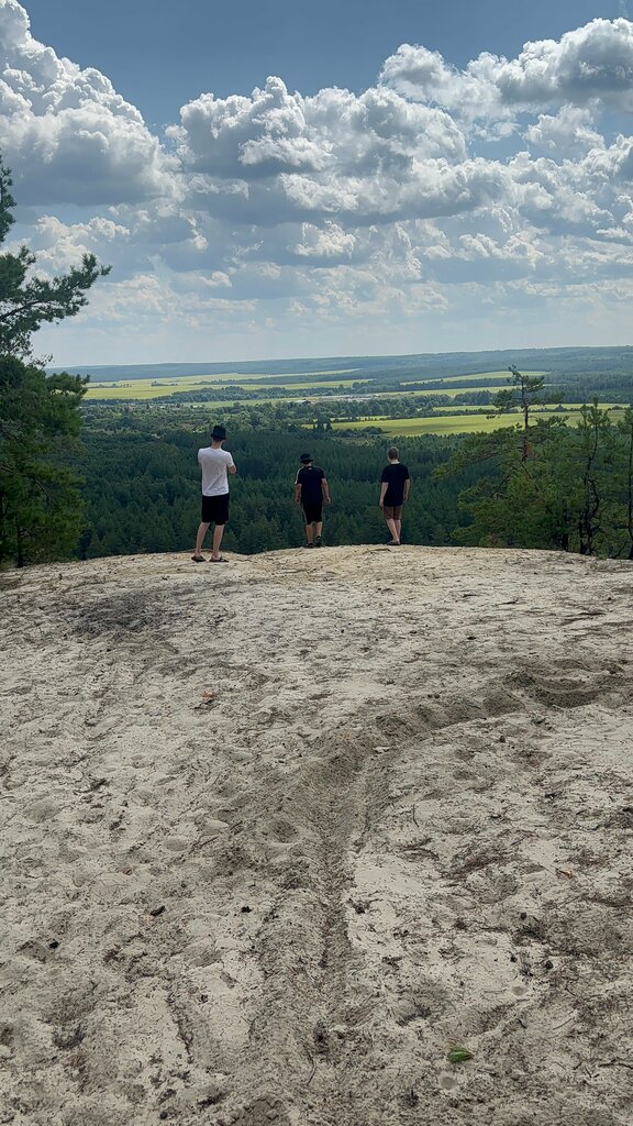 Dağ zirvesi Гора Лысая, Ulyanovskaya oblastı, foto
