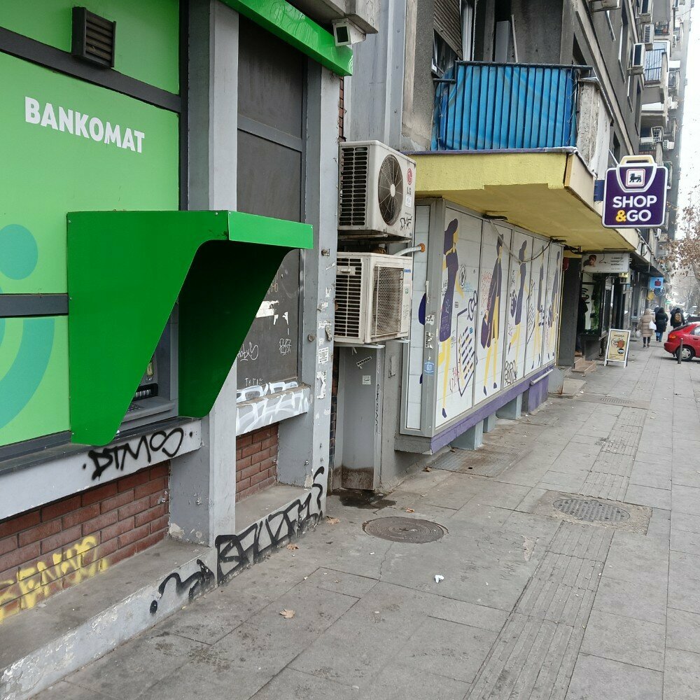 ATM'ler OTP Banka, Belgrad, foto