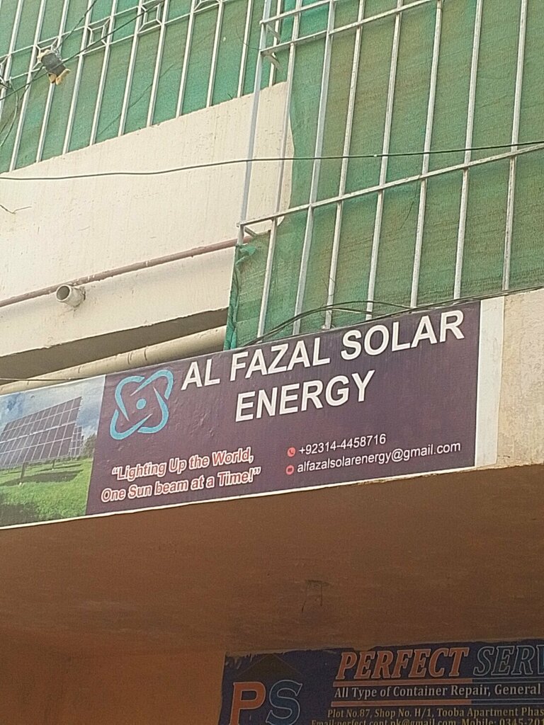 Enerji ekipmanı firmaları Al Fazal Solar Energy, Karaçi, foto