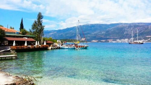 Unutulmaz olayların yeri Limanağzı Plajı, Kaş, foto