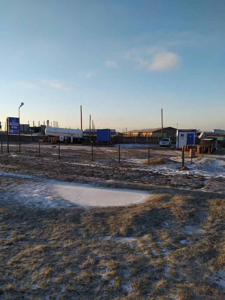 Otogaz dolum istasyonu Gasoil, Altayski krayı, foto