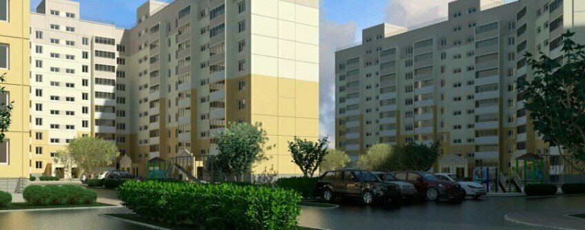 Konut blokları Полет, Ob, foto