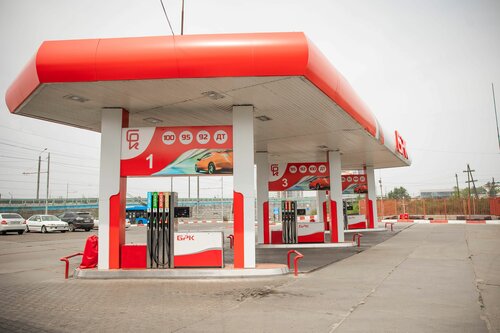 Benzin istasyonu Brk, Zabaykalski krayı, foto