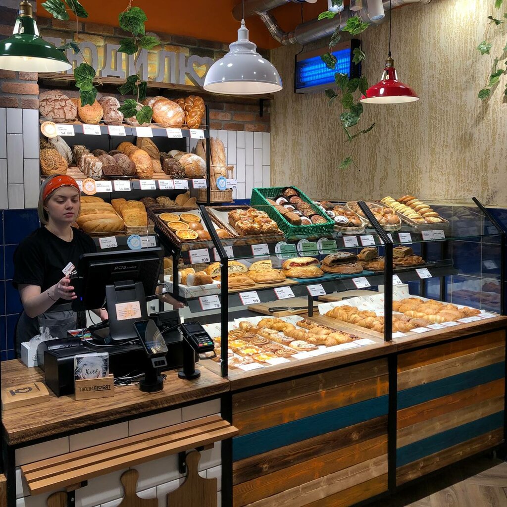 Ekmek fırını ЛюдиЛюбят, Saint‑Petersburg, foto