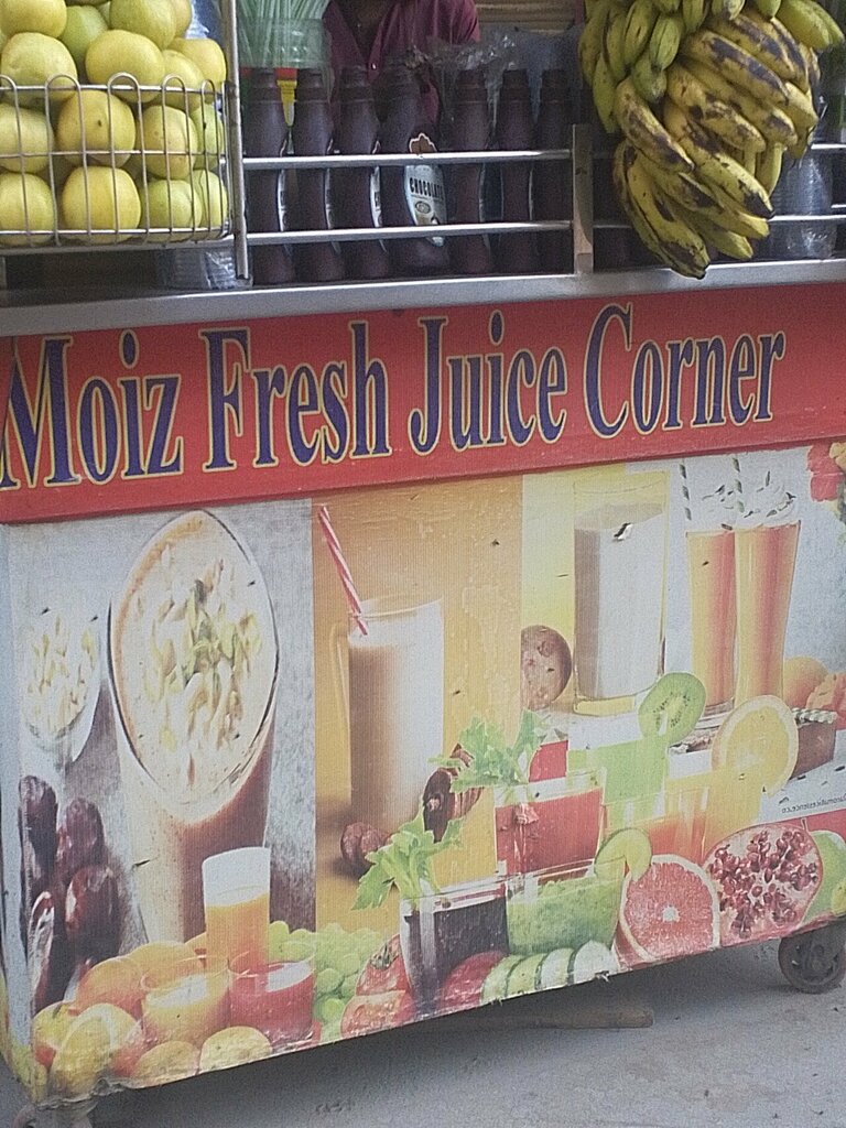 Alkolsüz içecekler Moiz fresh juice center, Karaçi, foto