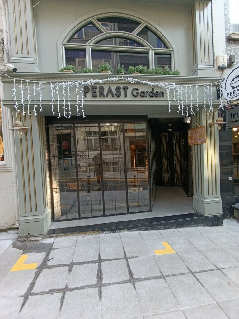 Kahve dükkanları Perast Bahçe, İstanbul, foto