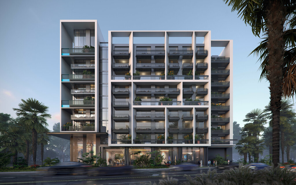 Konut blokları Beverly Boulevard, Dubai, foto