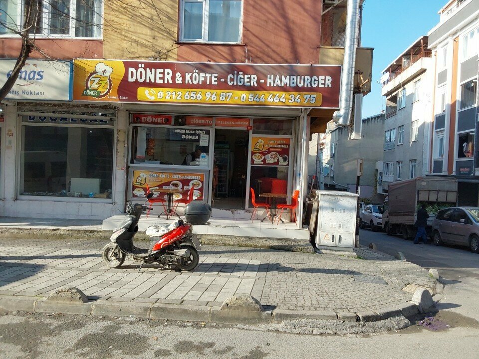 Fast food Zz Döner Köfte Ciğer Hamburger, İstanbul, foto