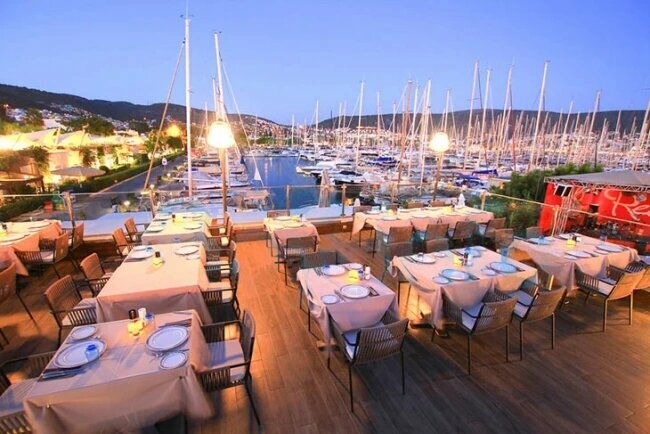 Restoran Deniz Beach Restaurant & Cafe, Bodrum, foto