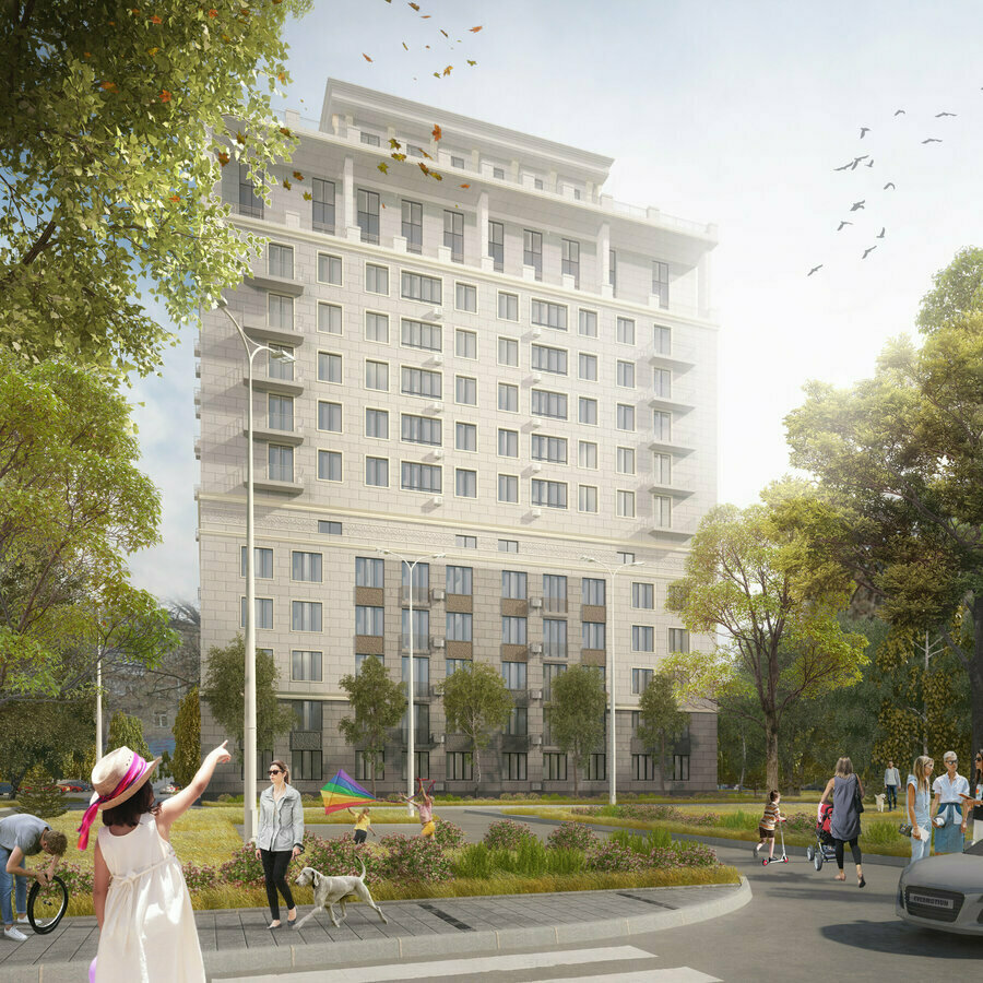Konut blokları Housing and Construction Cooperative Boulevard sailor Zheleznyaka, 11, Moskova, foto