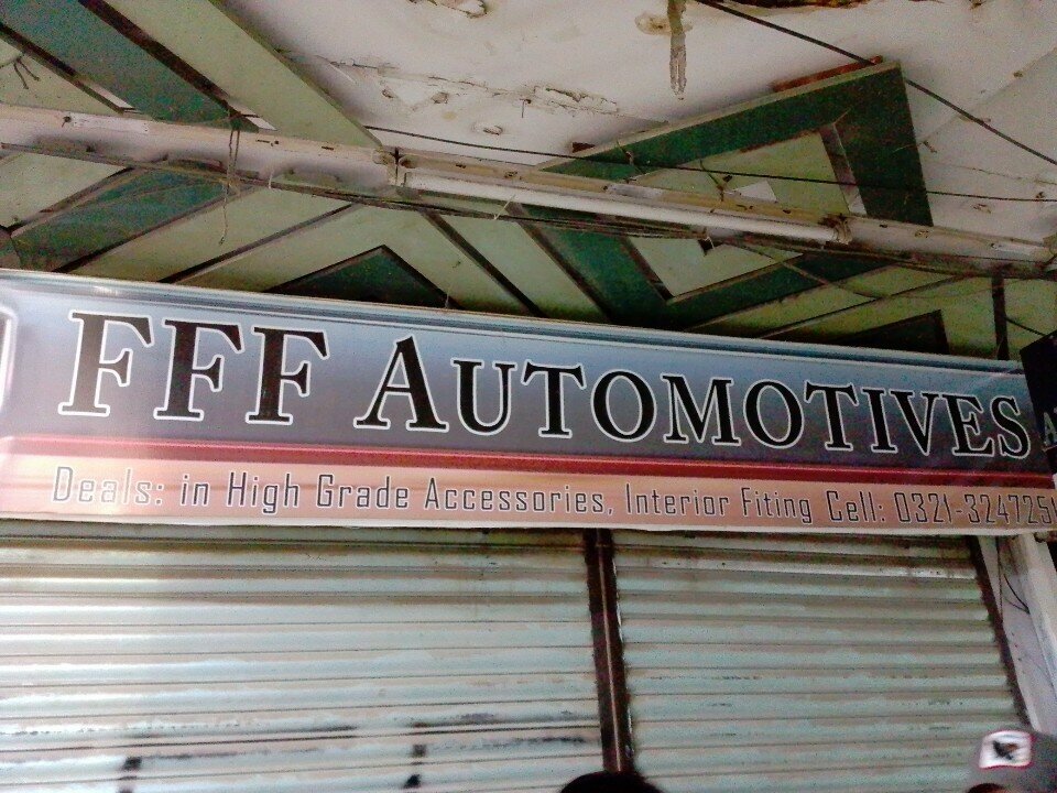 Oto aksesuarları Fff Automtives, Karaçi, foto