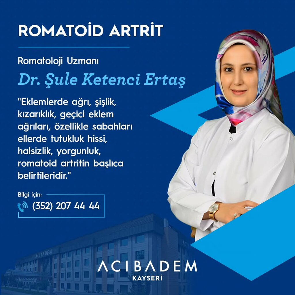 Özel muayenehaneler Kayseri Romatoloji Uzm. Dr. Şule Ketenci Ertaş, Kayseri, foto