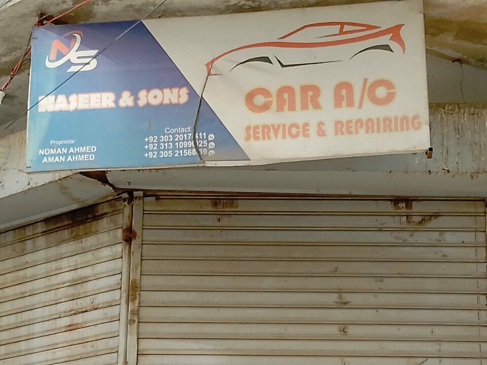 Otomobil servisi Naseer & sons, Karaçi, foto