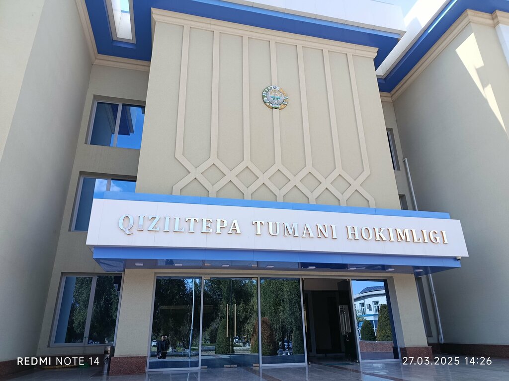 Belediyeler, devlet daireleri Kyzyltepa District Hokimiyat, , foto