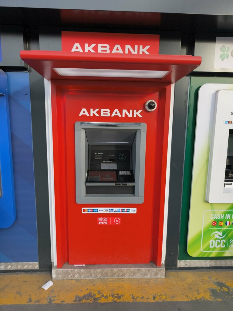 ATM'ler Akbank, İstanbul, foto
