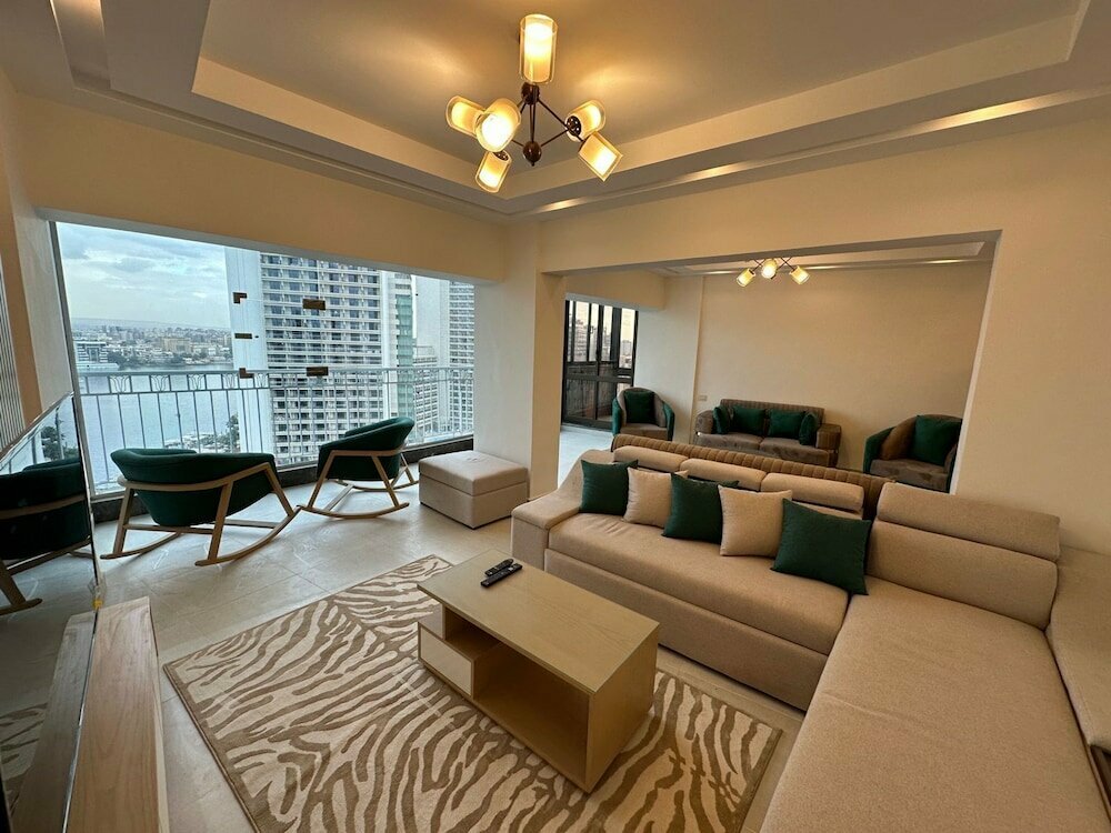 Kısa süreli konaklama Luxury Flat Stunning Nile View, Gize, foto