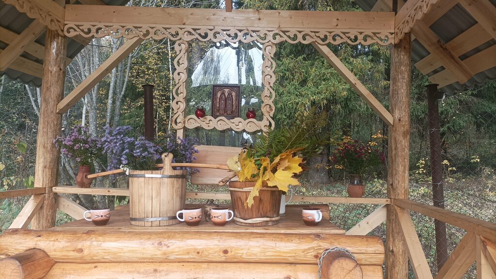 Pınar, çay Spring, stream, Moskova ve Moskovskaya oblastı, foto