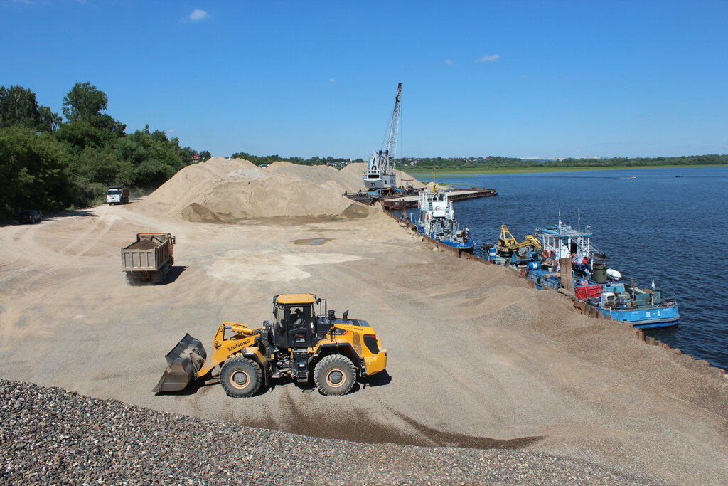 Endüstriyel mineraller Кстовский речной порт Готх, Kstovo, foto
