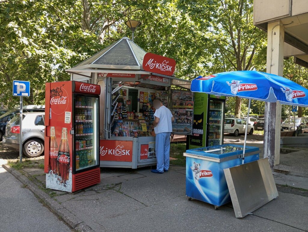 Gazete bayi Moj Kiosk, Novi Sad, foto