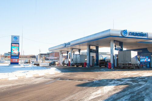 Benzin istasyonu Gasoil, Berdsk, foto