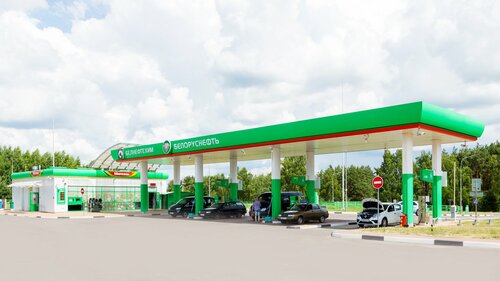 Benzin istasyonu Belorusneft, Rogachev, foto