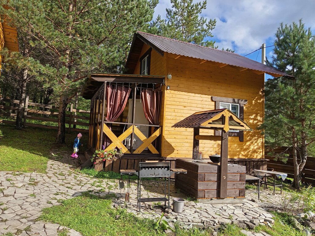 Resort oteller, tesisler Kemchik house, Altay Cumhuriyeti, foto