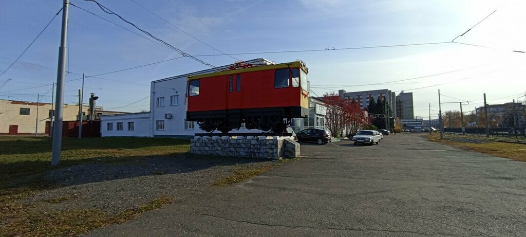Tramvay garajları Трамвайно-троллейбусное управление, Tomsk, foto