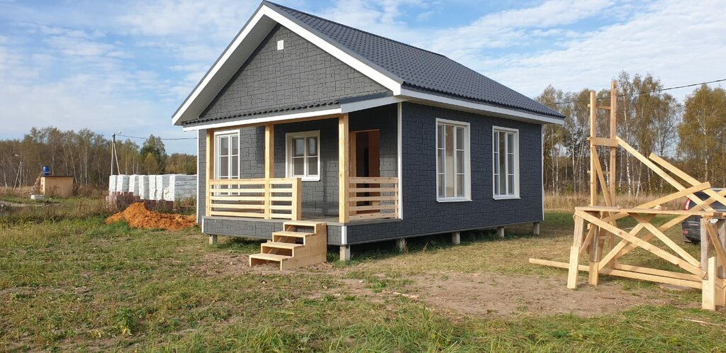 Yazlık ev inşaatı Русич71, Tulskaya oblastı, foto