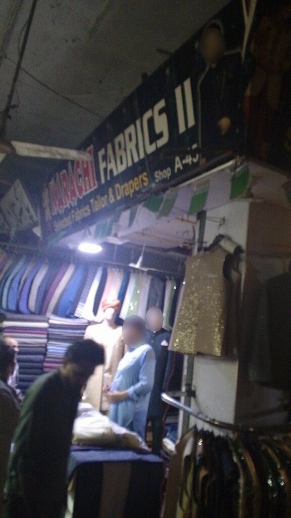 Kumaşçılar Karachi Fabrics, Karaçi, foto