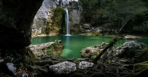 Şelale Ilıca Şelalesi, Pınarbaşı, foto