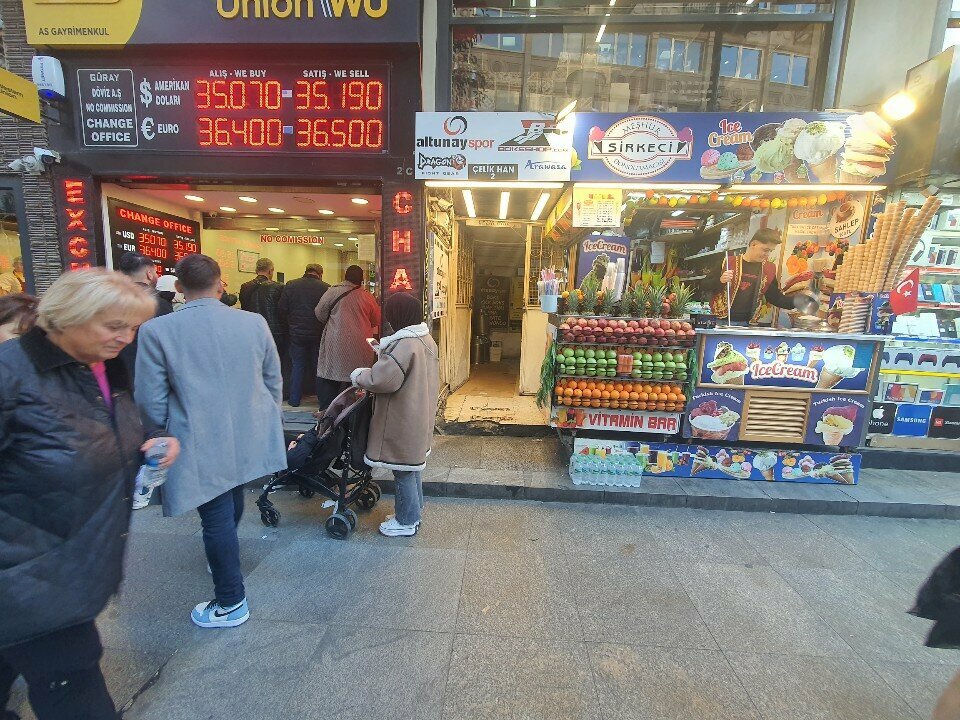 Dondurmacılar Meşhur Sirkeci Dondurmacısı, İstanbul, foto