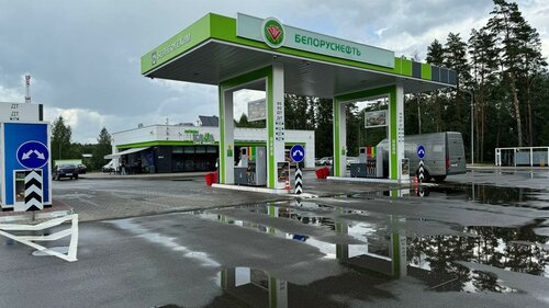Benzin istasyonu Belorusneft, Minskaya oblastı, foto