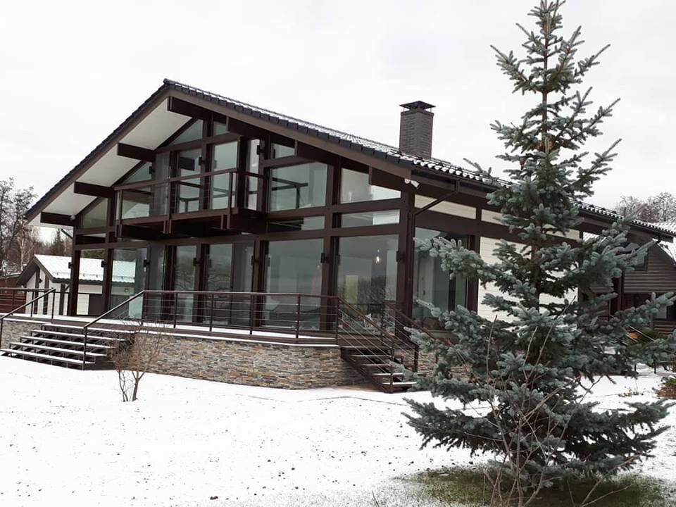 Dış kaplama Fibro Fasad, Moskova, foto