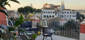Villa Bela Vista (Lisboa, Sintra, Rua do Saldanha, 17), otel  Sintra'dan