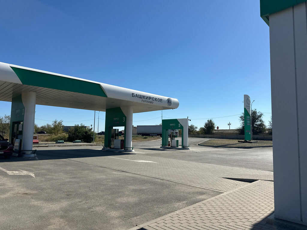 Benzin istasyonu Башкирское топливо, Volgogradskaya oblastı, foto