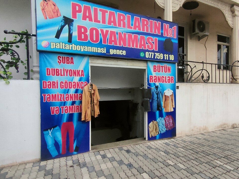 Kıyafet tamiri Paltar Boyanması, Gence, foto
